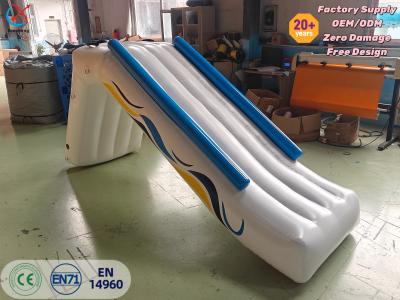 China Commercial Inflatable Water Slide Floating Inflatable Yacht Slide For Boat Yacht Pool for sale