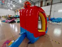 China Inflatable Basketball Interactive Game 3-Hoop Inflatable Basketball Toss Game for Carnival for sale