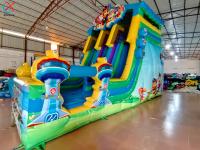 China Commercial Paw Patrol Theme Inflatable Dry Slide Kids Inflatable Play Slide for Party for sale