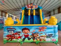 China Commercial Paw Patrol Theme Inflatable Dry Slide Kids Inflatable Play Slide for Party for sale