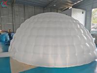 China Commercial Custom White Inflatable Dome Tent Inflatable Igloo Shelter Tent Outdoor for sale