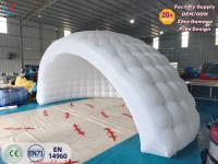 China Commercial Custom White Inflatable Dome Tent Inflatable Igloo Shelter Tent Outdoor for sale