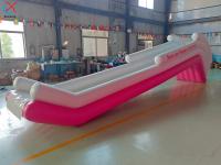 China Pink Inflatable Yacht Water Slide Custom Inflatable Slide for Yacht Water Entertainment for sale