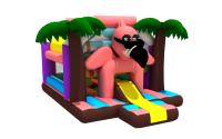China Colorful Inflatable Jump House Flamingo Cool Bird Kids Jumping Castle for sale