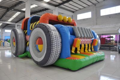 China Water Resistant Car Shaped Inflatable Jump House For Children Under 15 Years for sale