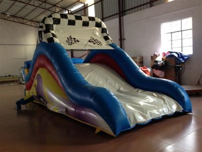 China Small Size Inflatable Dry Slide 5-7 Children Capacity / Kids Bouncy Castle With Slide for sale