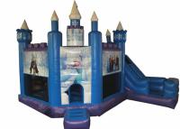China Disney Forzen inflatable combo inflatable forzen bouncer plus slide princess combo for sale