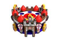 China Popular Inflatable Mole Attack Games Inflatable Guard Castle , Outdoorinflatable Sport Games for sale