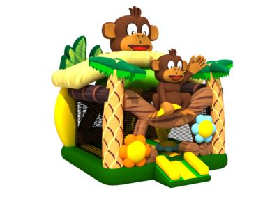 China Lovely Simple Monkey Kids 5x5x5m Inflatable Bounce House for sale