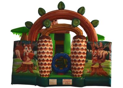 China Inflatable Fun City Commercial Squirrel Park With Slide And Jumping Castle For Children for sale