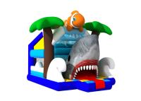 China Interesting And Colorful Sea World Big Bounce House Customized , Digital Painting Huge Bounce House for sale