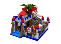 China New Design Classic Dino inflatable fun world , Pvc Inflatable Dino Jumping Castle for sale