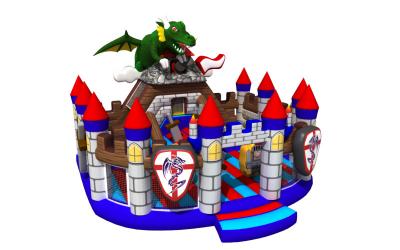 China 7m Height 1000d Inflatable Theme Park 3 Years Warranty for sale