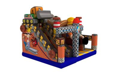 China Big Tool Topics Blow Up Fireproof Children Bounce House for sale