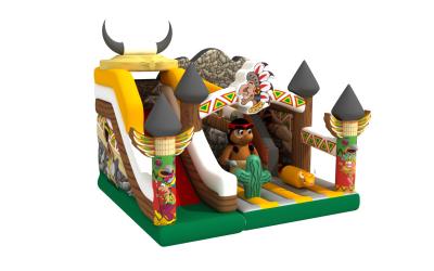 China Indian Style 7x6x5.4m Double Stitching Inflatable Jump House for sale