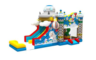 China Space Astronauts Theme Pvc Kids Inflatable Bounce House for sale
