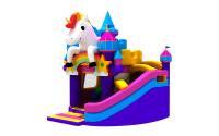 China UL Combo 0.55mm Inflatable Unicorn Bounce House for sale