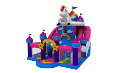 China Commercial Outdoor Inflatable Bouncer Slide Combo For Kids for sale