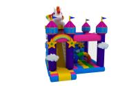 China Kids And Adult Carton Inflatable Bounce House Combo Slide With Pool inflatable unicorn combo for sale