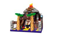 China 0.55mm Pvc Tarpaulin Inflatable Fun City 6x7.5x6m Customized for sale