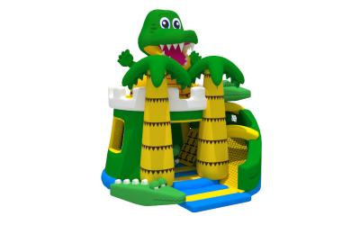 China Frog Indoor Inflatable Jumper Bouncer Castles Slide Waterproof And Fireproof for sale