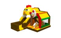 China Chicken Egg Theme Playground Commercial Jumping Castle Rentals Silk Printing for sale