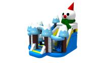 China Inflatable Combos Christmas Inflatable Jump House Snowman Castle Bouncer Toys Iceword for sale