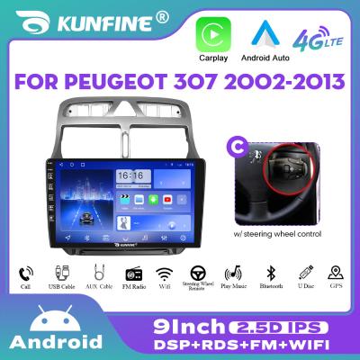 China 9 Inch Double Din Car Stereo For Peugeot 307 02-13  Octa Core Head Unit for sale