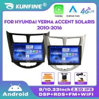 China 10.33 Inch Android Car Radios For Hyundai Verna Accent Solaris 2010-2016 for sale