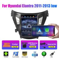 China Hyundai Elantra 11-13 Low Stereo Tesla Style Car Radio DVD GPS Navigation for sale
