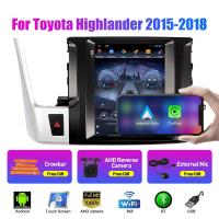 China 9.7 Inch TTesla Style Car Radio 2 Din Android Car Stereo For Toyota Highlander 15-18 for sale
