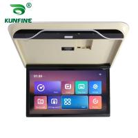 China 19 Inch Android 9.0 Car Roof Monitor LCD Flip Down Car Tv Monitor for sale