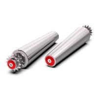 China High Transfer Torque Conveyor Roller With Steel Double Sprocket Smooth Operation For Heavy Load Conveying for sale