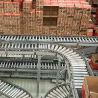 China Φ‌50 PVC Taper Sleeve Motorized Conveyor Drive Roller, Curved Conveyor Drum Motors 24V 40W for sale