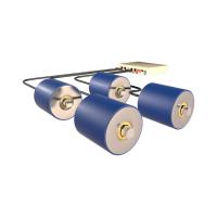 China 48V Gearless Motor Swing Sort Wheel Roller With Rubber-Coated For Pendulum Turbine And Balance Machine for sale