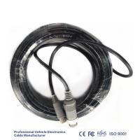 China Reversing Cctv Power And Video Cable 6 Pin Adapter To RCA DC Monitor for sale