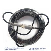China Reversing Cctv Power And Video Cable 6 Pin Adapter To RCA DC Monitor for sale