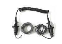 China GX16 4 Video Inputs Security Camera Extension Cable 7 Pin Metal Plug for sale