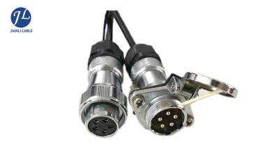 China PVC Insulated 5 Pin Coiled Electrical Wire , Truck Rear View Camera System Cable for sale