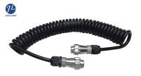 China Vehicle CCTV Security Camera Extension Cable With 7 Pin Heavy Duty Connectors for sale