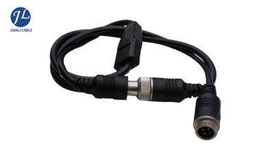 China 10CM 6 Pin To 4 Pin Copper Conductor Backup Camera Cable for sale