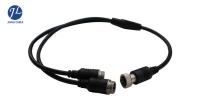 China 10CM 6 Pin To 4 Pin Copper Conductor Backup Camera Cable for sale