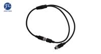 China 4 PIN 12MM Male To Male Vehicle Camera Aviation Cable IP67 for sale