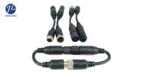 China Commercial Black Adapter Waeco 6 pin Connected 4 Pin Screw Connector Backup Camera Cable for sale