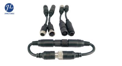 China Male To Female 6 Pin 4 Pin Backup Camera Cable For Vehicle CCTV Video Audio for sale