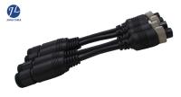 China Waterproof Shielded Reverse Camera Cable With 4 Pin Female To 6 Pin Female Plug for sale