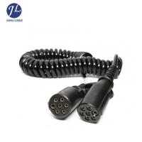 China Security 7 Pin Car Reverse Camera Cable For Trailers / Fire Engines / Large Trucks for sale