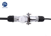 China M12 IP68 5 7 Pin Rear View Camera Cable With PU Jacket for sale