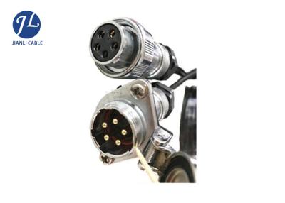 China M12 IP68 5 7 Pin Rear View Camera Cable With PU Jacket for sale
