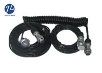 China Waterproof 7 Pin Trailer Plug Extension Cord For Birds Eye View Car Vision System for sale